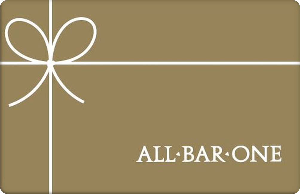 All Bar One Gift Voucher | giftvouchers.co.uk