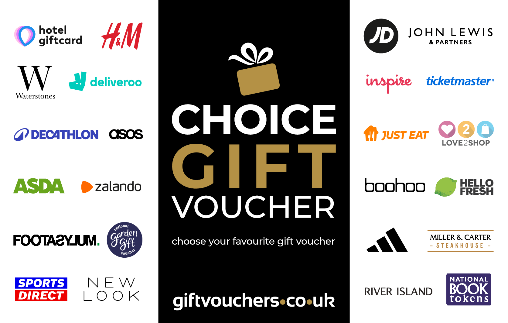 Choice gift voucher – Digital & Physical