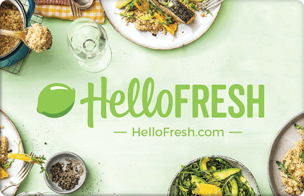 HelloFresh voucher – digital recipe box gift card