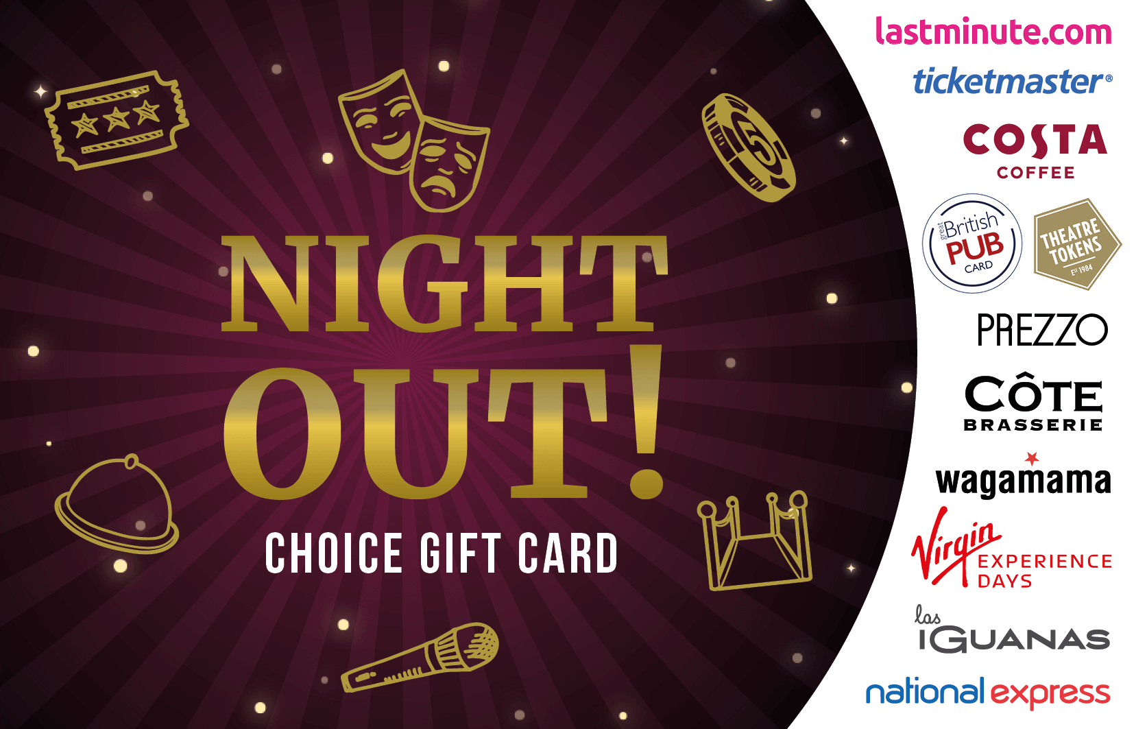 Night Out! Gift Voucher | giftvouchers.co.uk